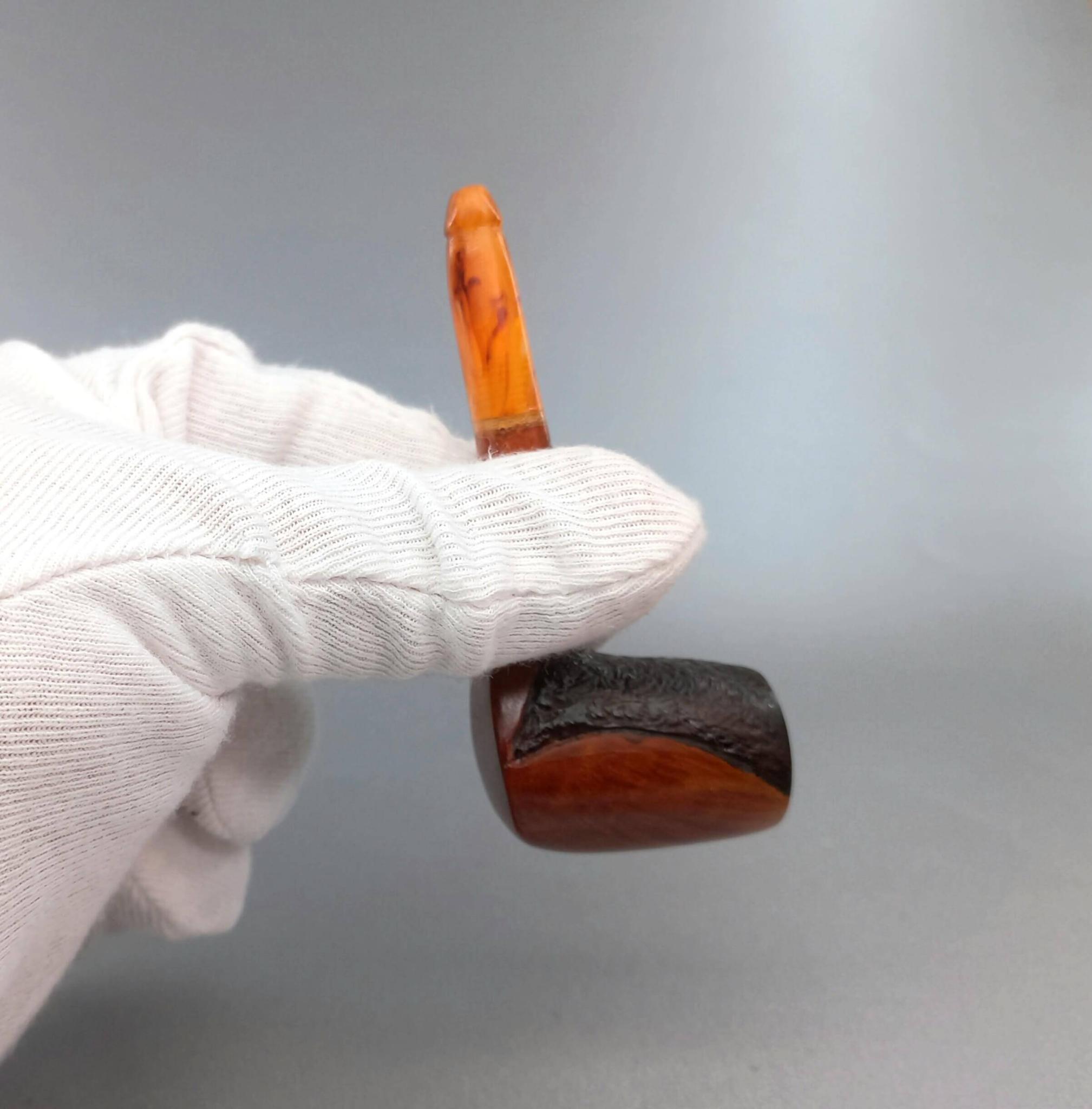 Japanese Style Mini Pipe, Briar Pipe- Vienna Meerschaum