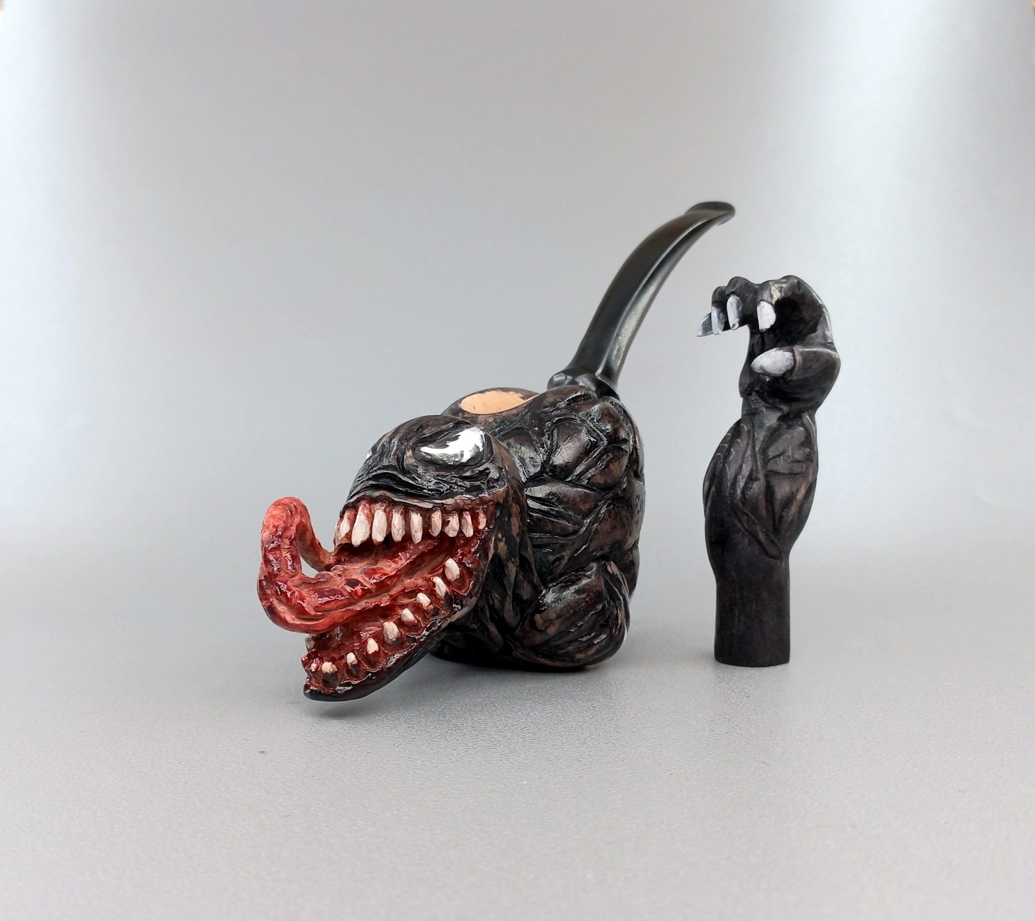 IN STOCK, Venom Briar Pipe, Antihero Pipe, VENOM vs Spider-Man Pipe ...