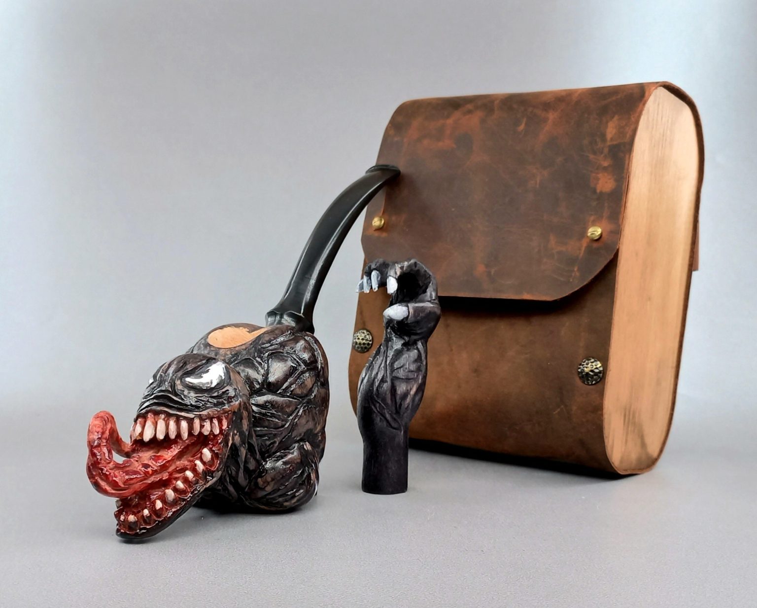 IN STOCK, Venom Briar Pipe, Antihero Pipe, VENOM vs Spider-Man Pipe ...
