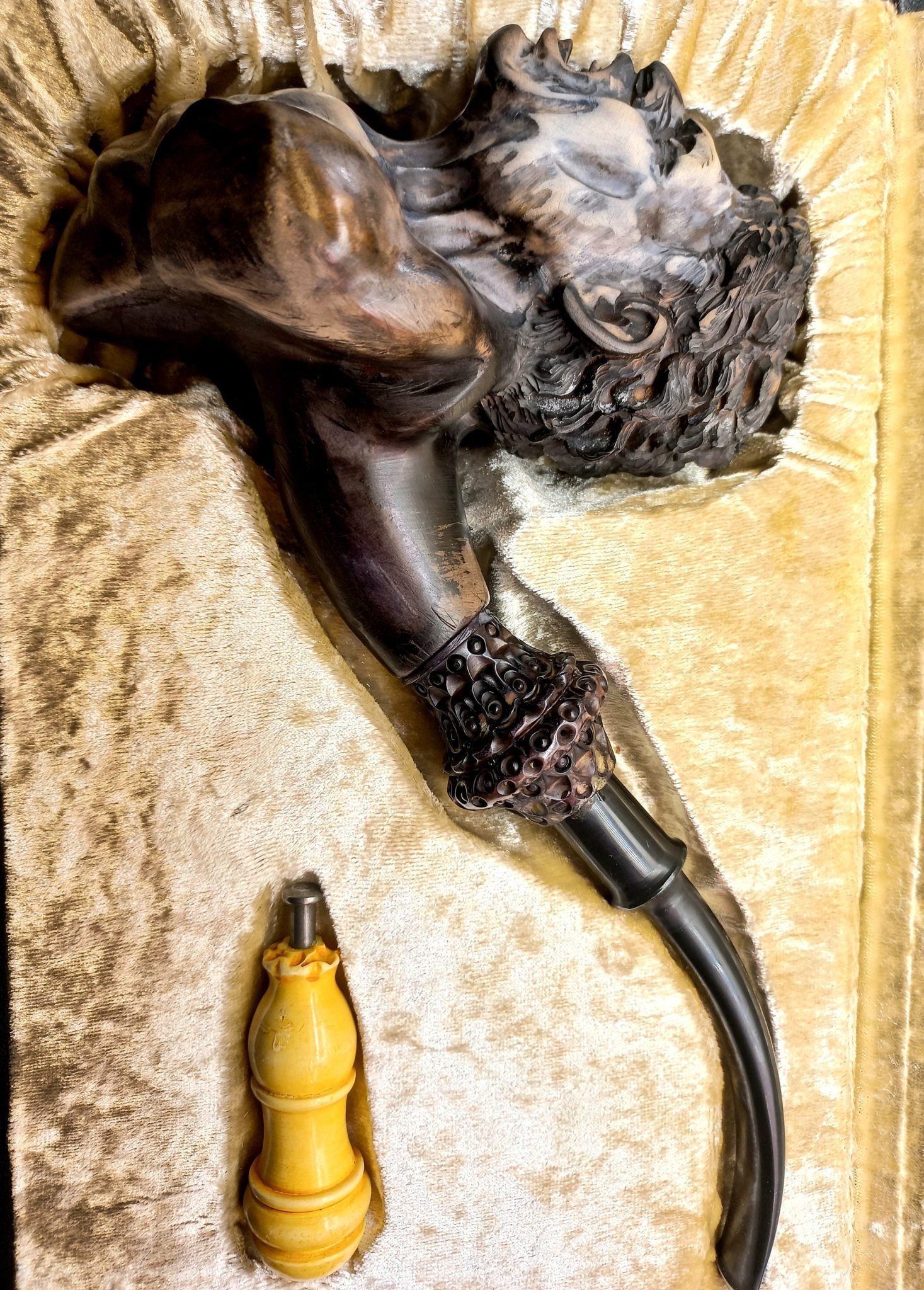 Hulk Meerschaum Pipe, Pipe with a Tamper and Bag, Hulk Pipe, The ...