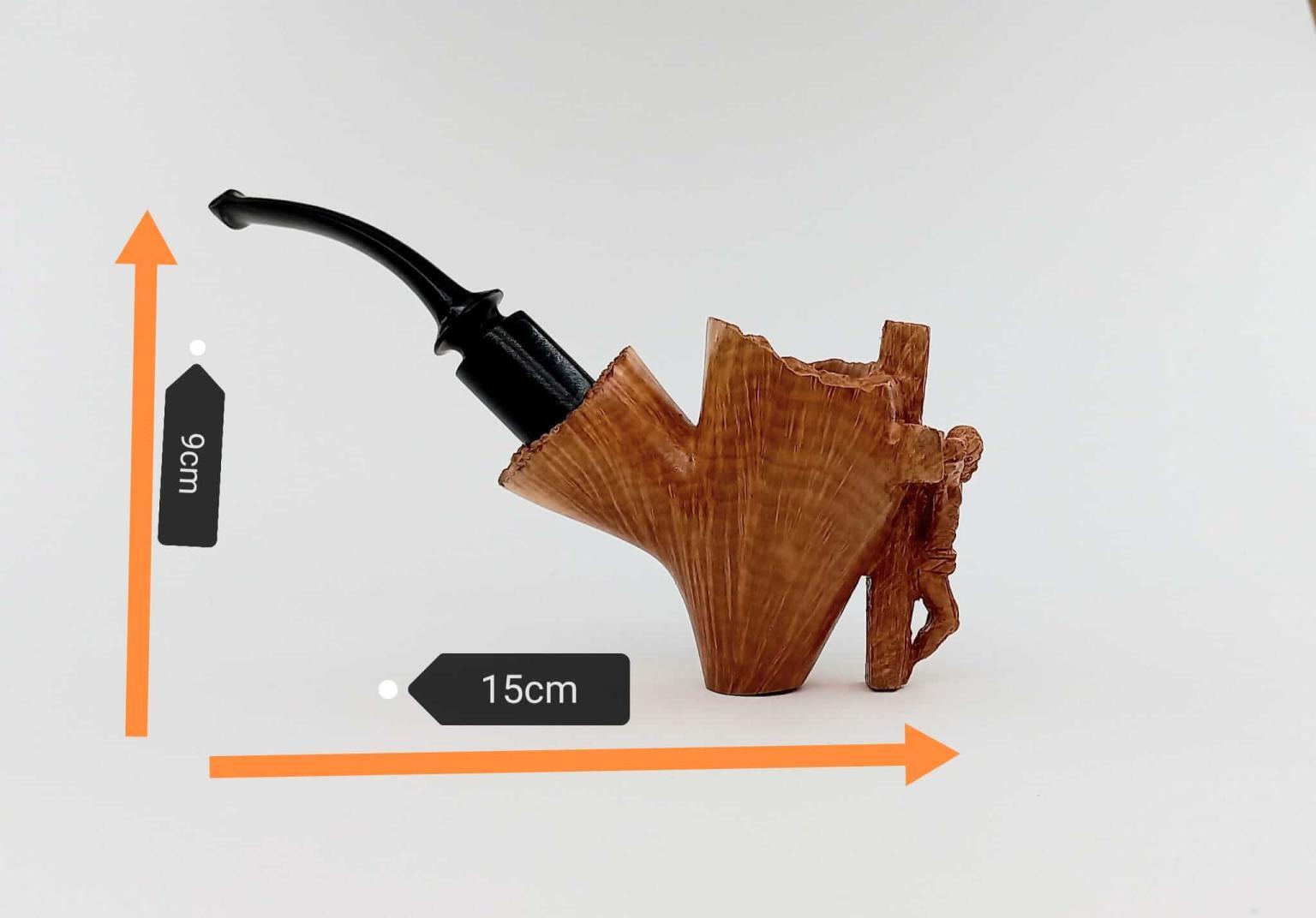 Jesus Briar Pipe, Religious Pipe - Vienna Meerschaum