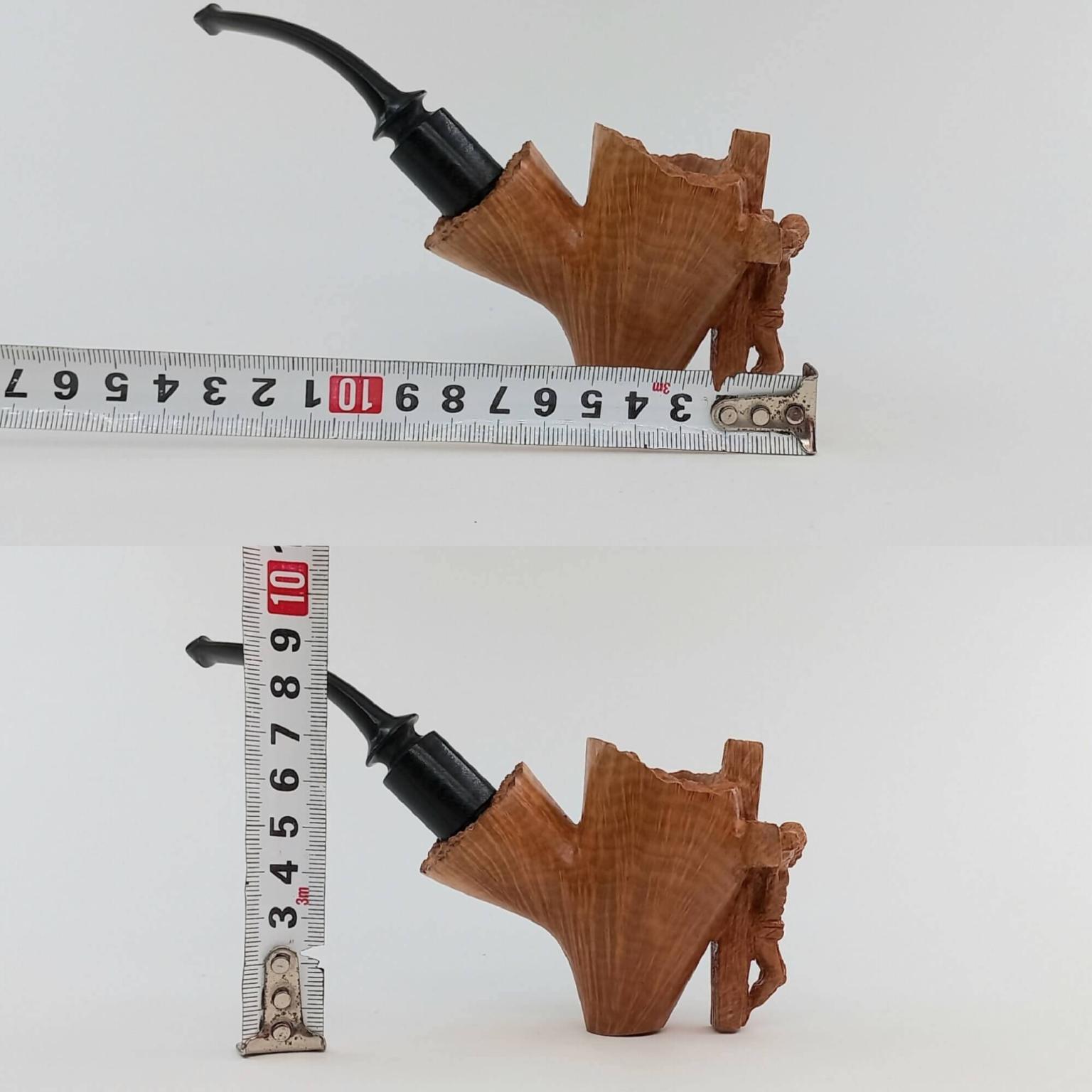 Jesus Briar Pipe, Religious Pipe - Vienna Meerschaum