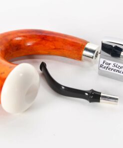 Large African Gourd Meerschaum Calabash Pipe, Gourd Pipe, Artisan Pipe ...