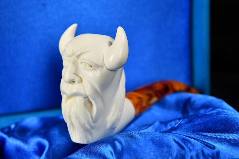 Horned Devil Meerschaum Pipe, Block Meerschaum, Turkish Meerschaum ...