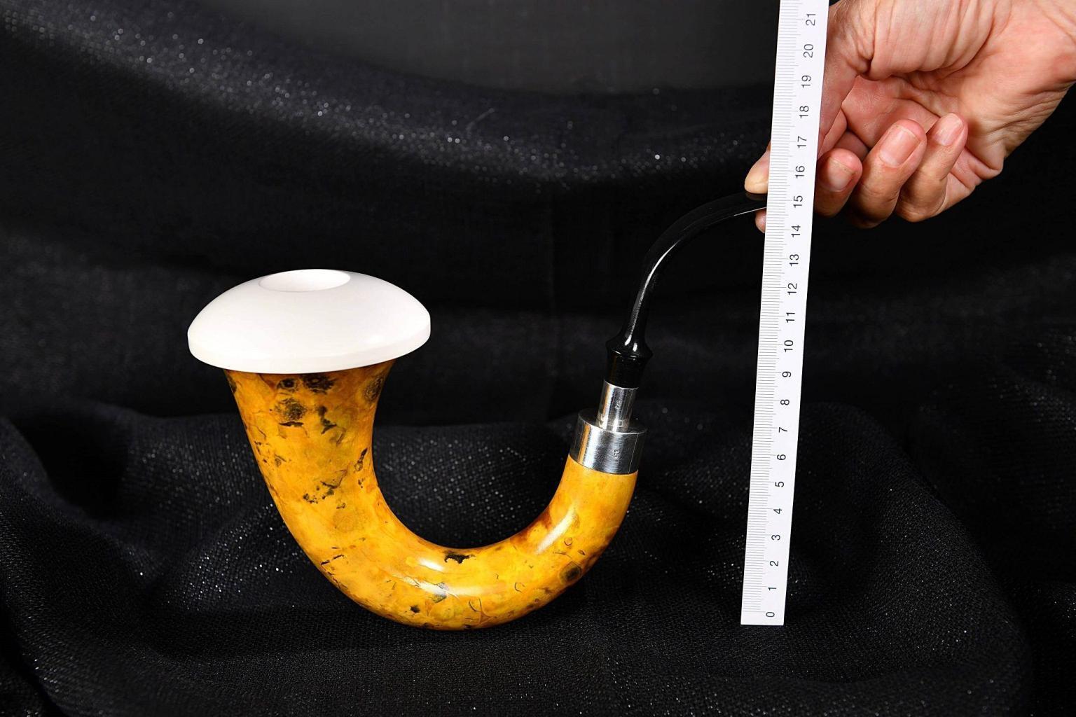 Large African Gourd Meerschaum Calabash Pipe, Gourd Pipe, Vienna ...