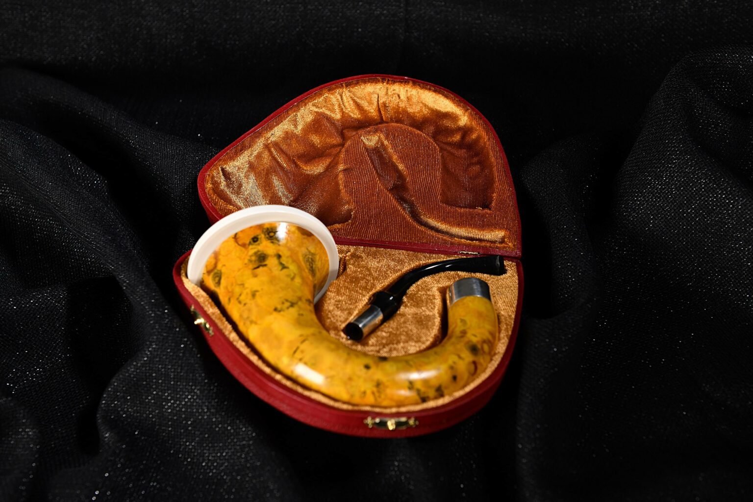 Large African Gourd Meerschaum Calabash Pipe, Gourd Pipe, Vienna ...