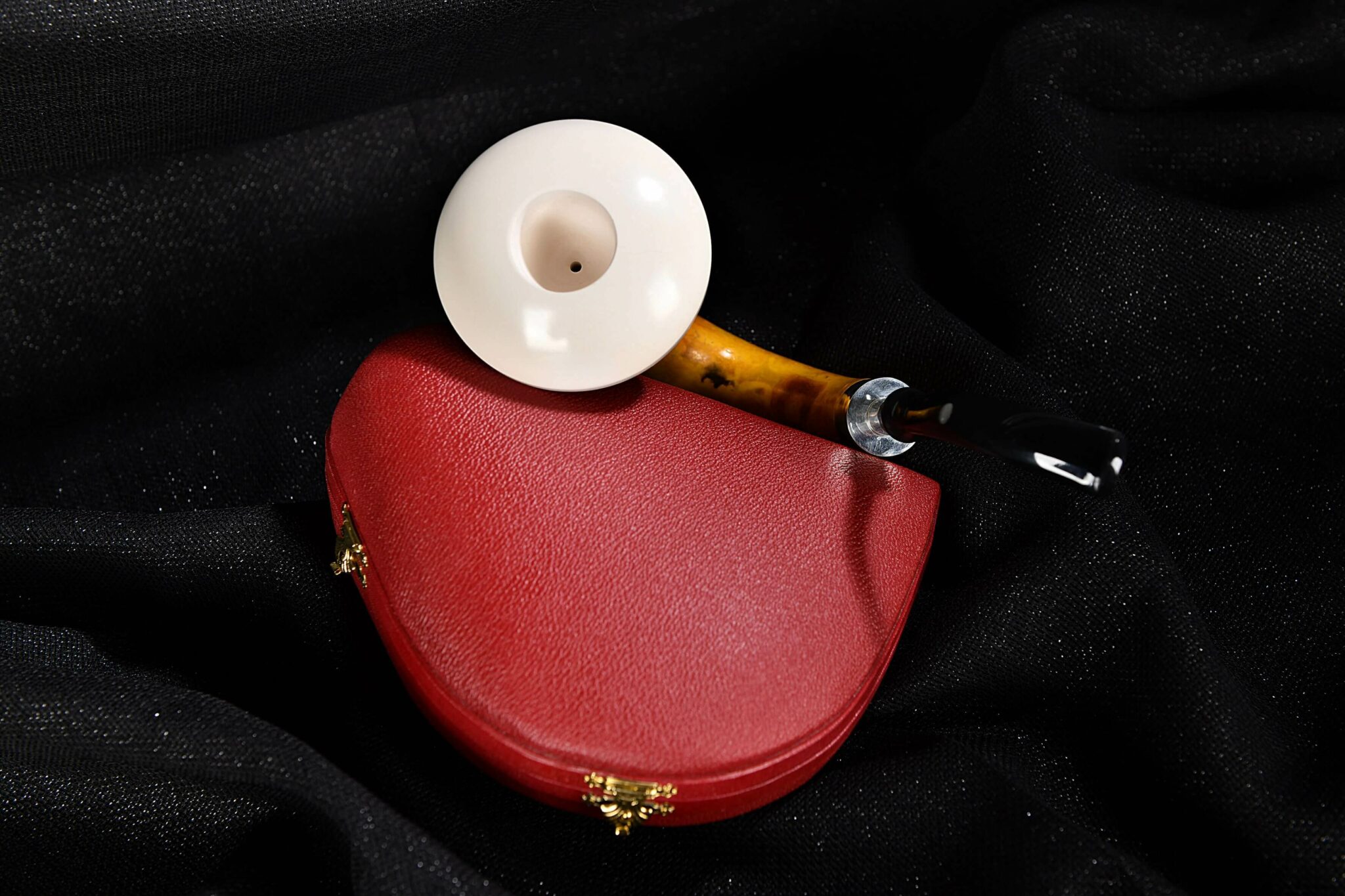 Large African Gourd Meerschaum Calabash Pipe, Gourd Pipe, Vienna ...