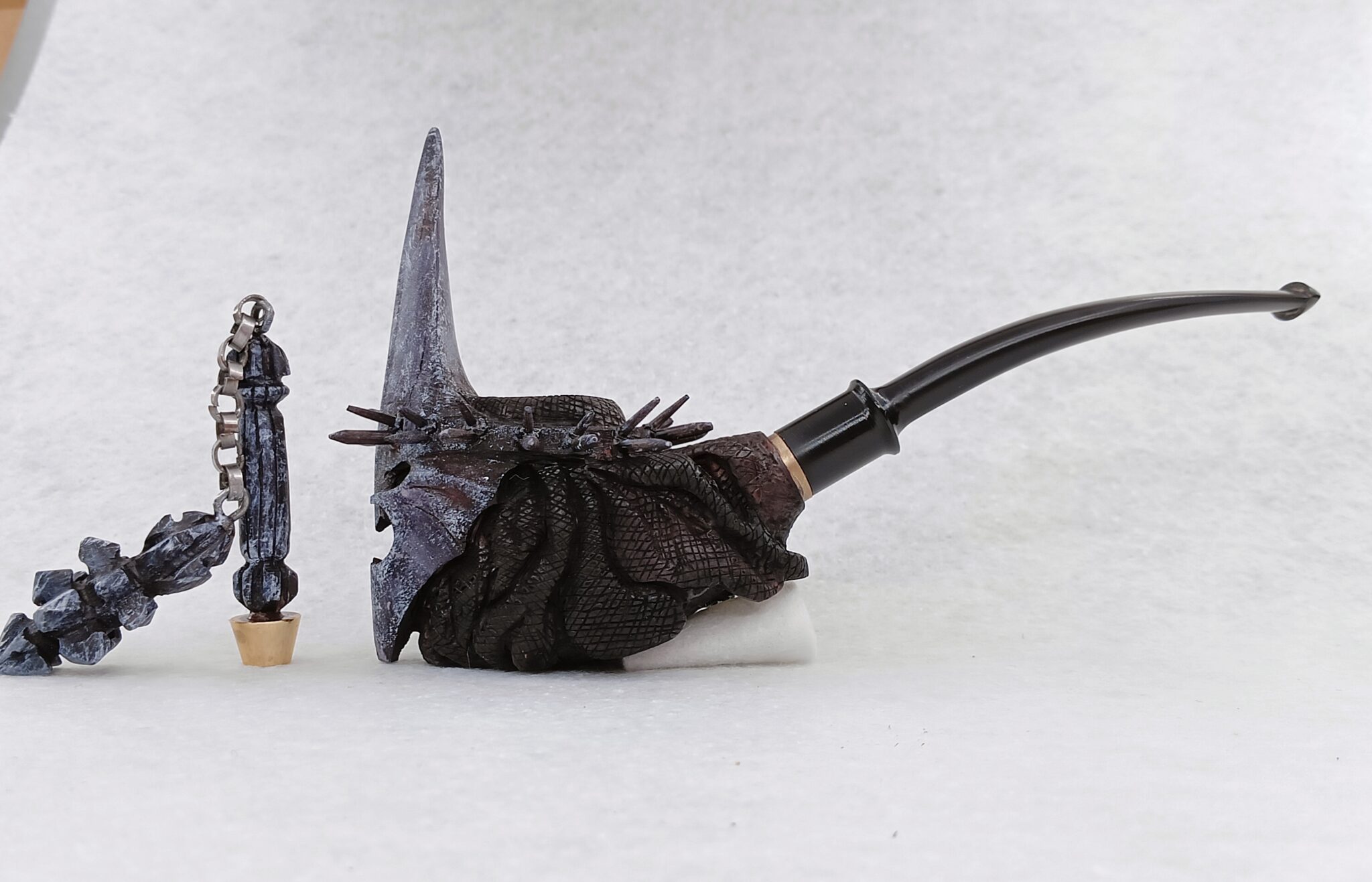 Witch King Pipe with Tamper, Angmar Pipe, Acrylic Stem, The Lord of the ...