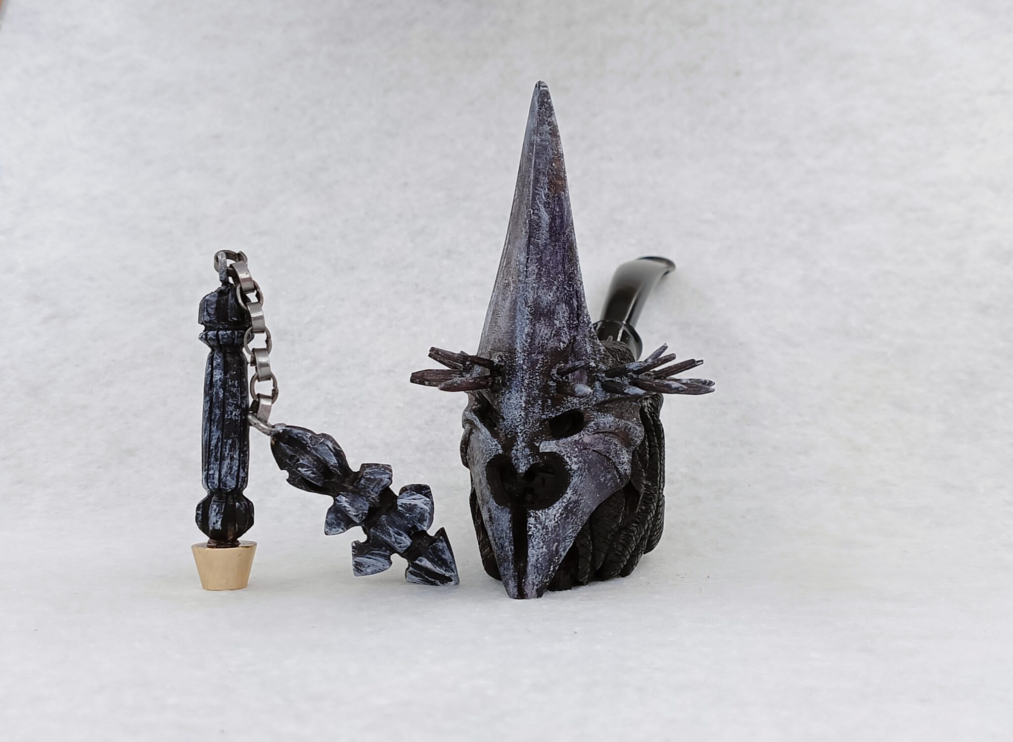 Witch King Pipe with Tamper, Angmar Pipe, Acrylic Stem, The Lord of the ...